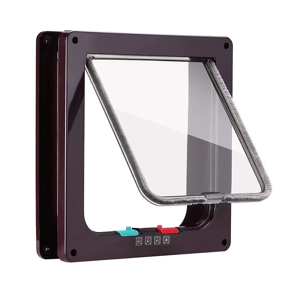 Дверь для кошек, позволяющая свободно входить и выходить, маленькая дверь для собак и кошек, деревянная дверь для