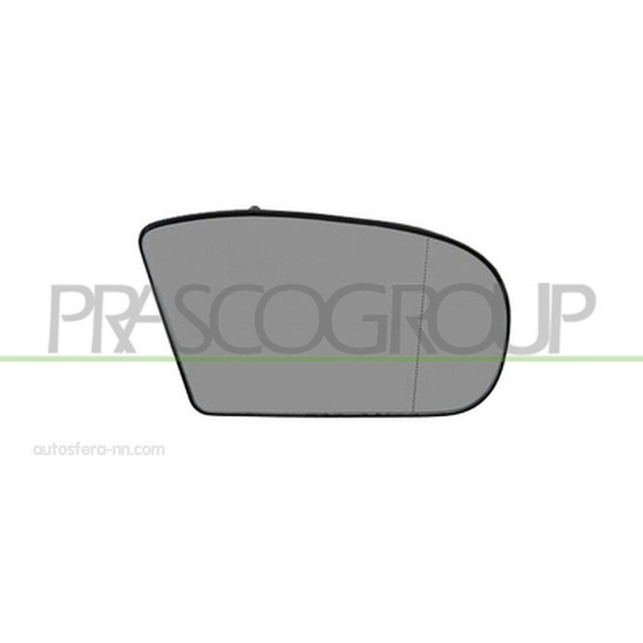 PRASCO ME0277533 стекло зеркала прав. с подогр. асферич!\ MB W203 00-04