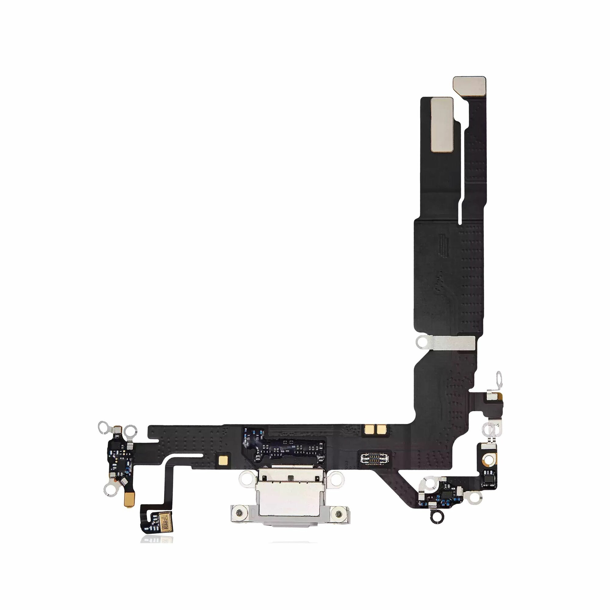 Нижний шлейф (разъем зарядки и синхронизации) iPhone 16 (White) — запасная часть для ремонта смартфона