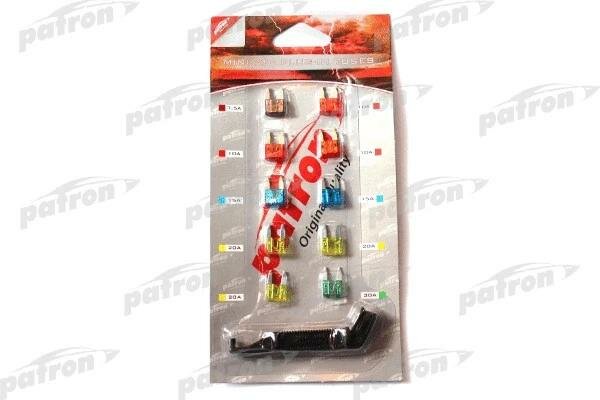 Комплект предохранителей PATRON PFS001 Mini Atc Plug-In Fuses 7.5Ax1 10Ax3 15Ax2 20Ax3 30Ax1 + универсальный съемник предохранителей