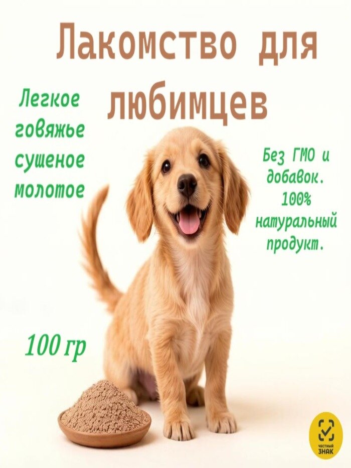 Легкое говяжье молотое