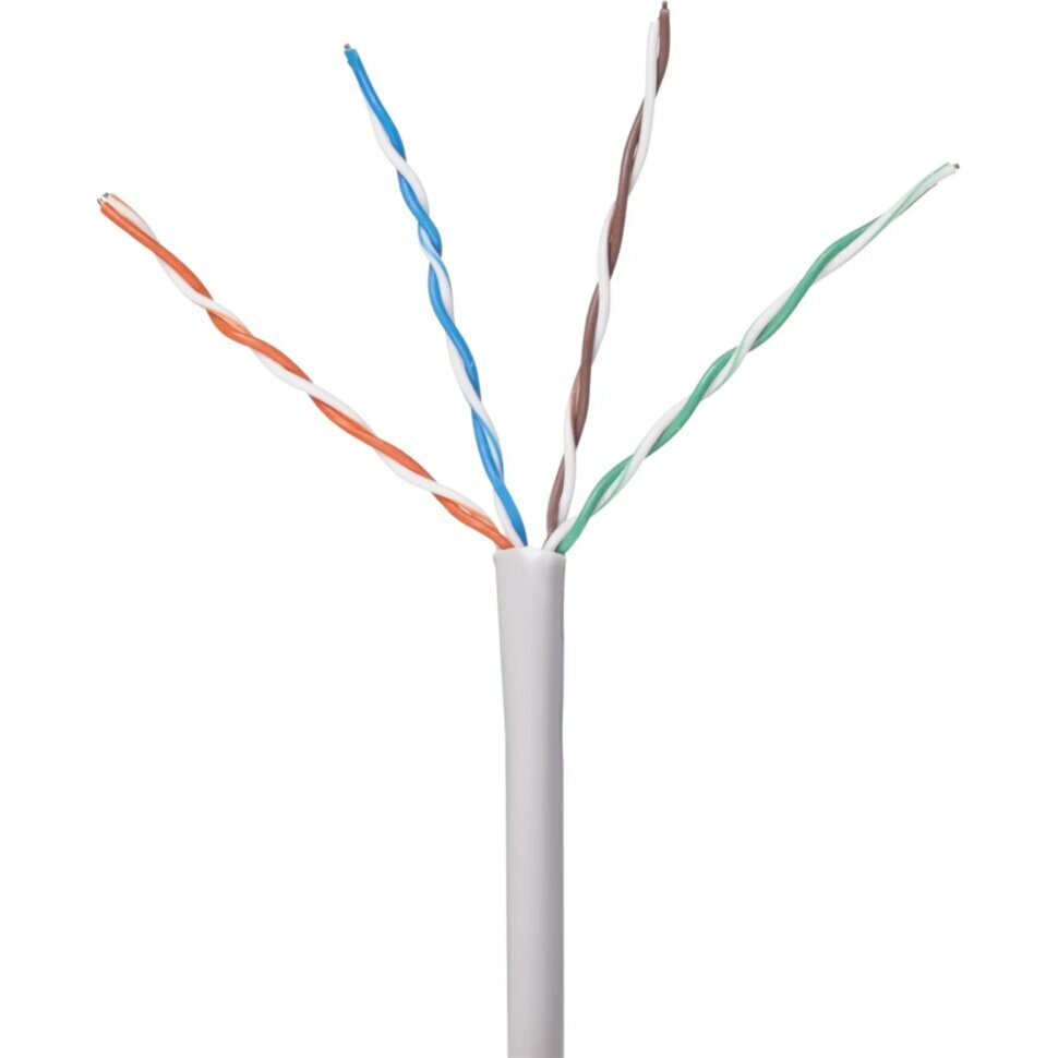 Кабель BigTech BT-CECR-011 CCA UTP 4 пары, кат.5e AWG25 PVC 305м сер, 2208483