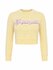 Толстовка DSQUARED2 Logo-print cropped sweatshirt, размер 38, , светло-желтый