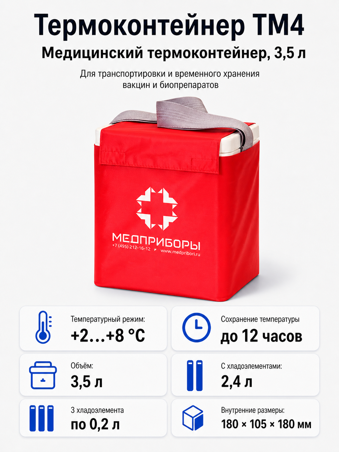 Термоконтейнер ТМ4 (3,5 литра)