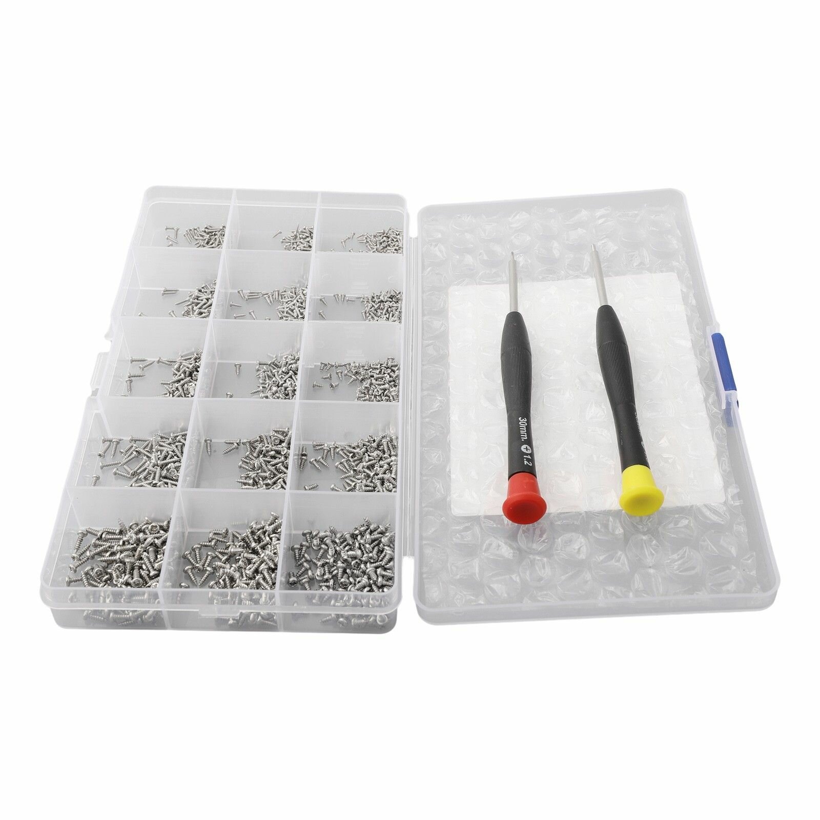 OZ-COAC-1800 шт. саморезов мини-шурупов для электроники, набор шурупов по дереву M1-M1.7