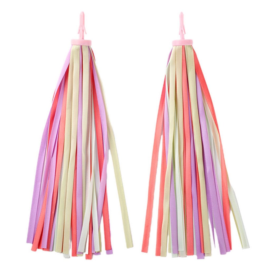 1 пара Детских Велосипедов Цветная Лента Для Украшения Детского Велосипедного Руля Кисточки Аксессуары Для Велоспорта На Открытом Воздухе