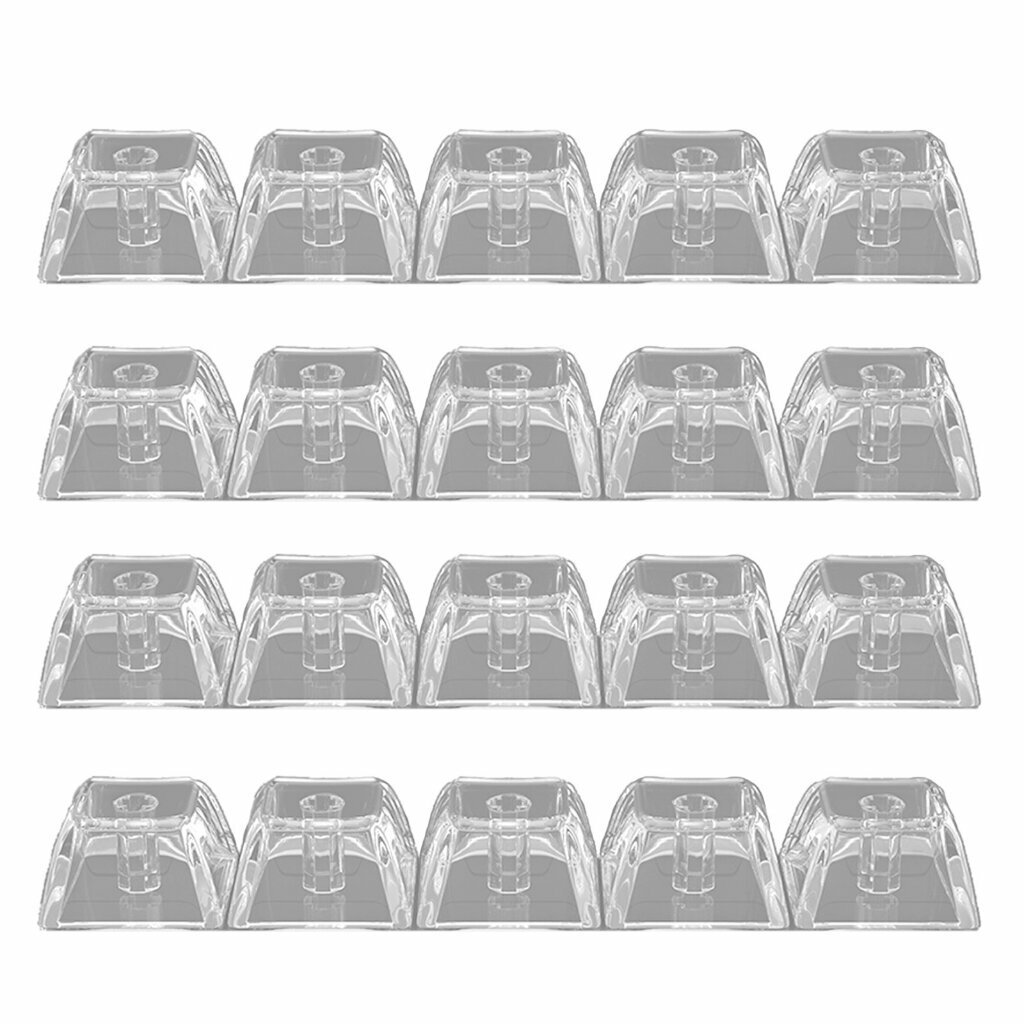 Комплект клавиатуры и мыши, XDA высота ПК материал кристально-прозрачные 1U клавиши, 20 штук