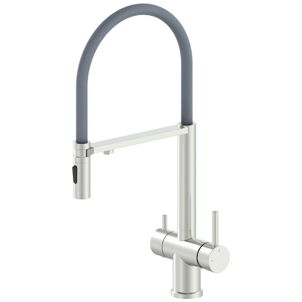 Смеситель для кухни Felice 1314 satinato-grigio