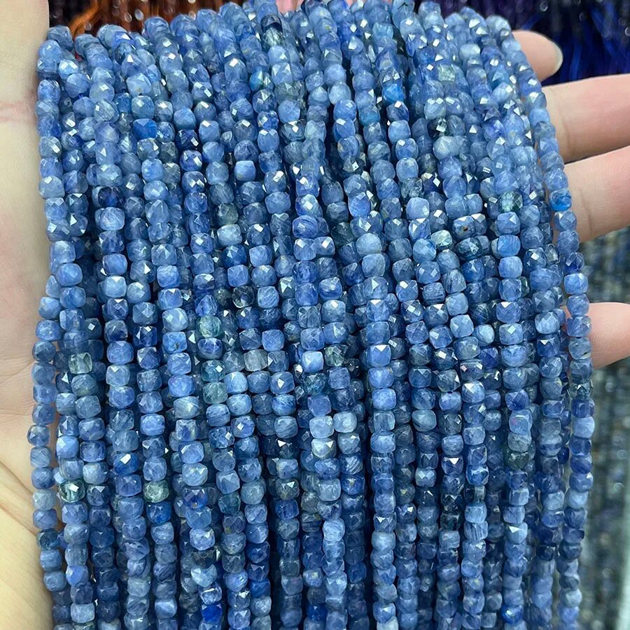 Кристаллы кианит бусины AVANKY 4 мм 15 дюймов