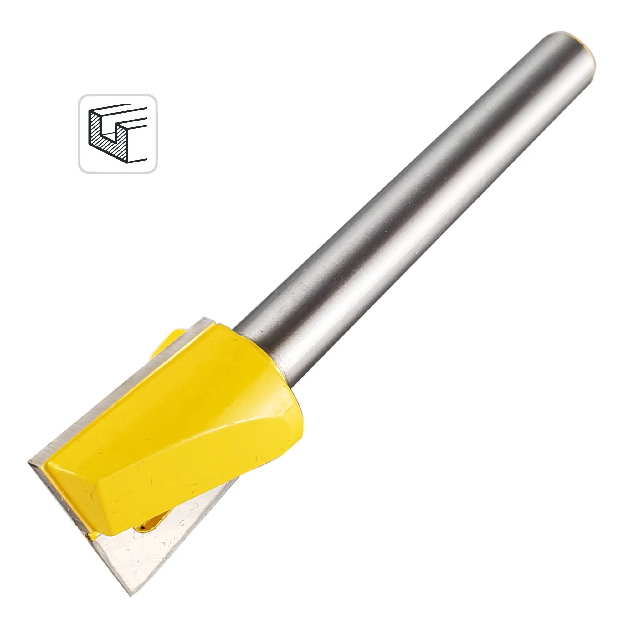 Фреза по дереву пазовая прямая для замков 26x30 мм, хвостовик 12 мм, код 553324