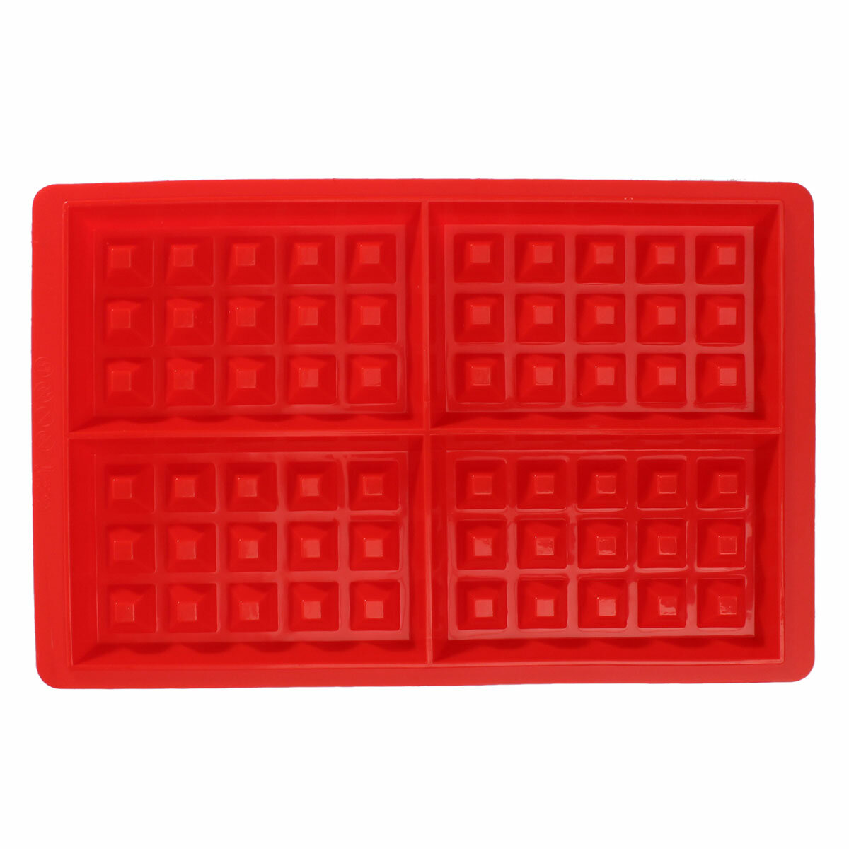 4-камерный противень для вафель, вафель, шоколадного торта, силиконовая форма для выпечки своими руками -