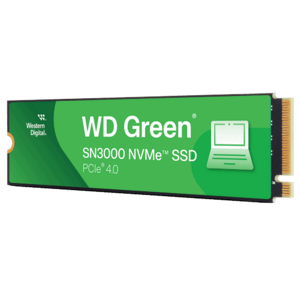 Western Digital Твердотельный диск 1TB WD Green SN3000, M.2 2280, PCI-E 3x4, [R/W - 5000/4200 MB/s]