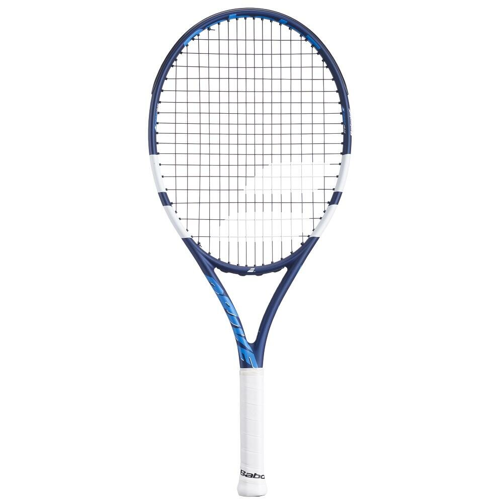 Decathlon Ракетка для большого тенниса Babolat Drive Junior 25, для детей ростом 130-140 см, синий/белый