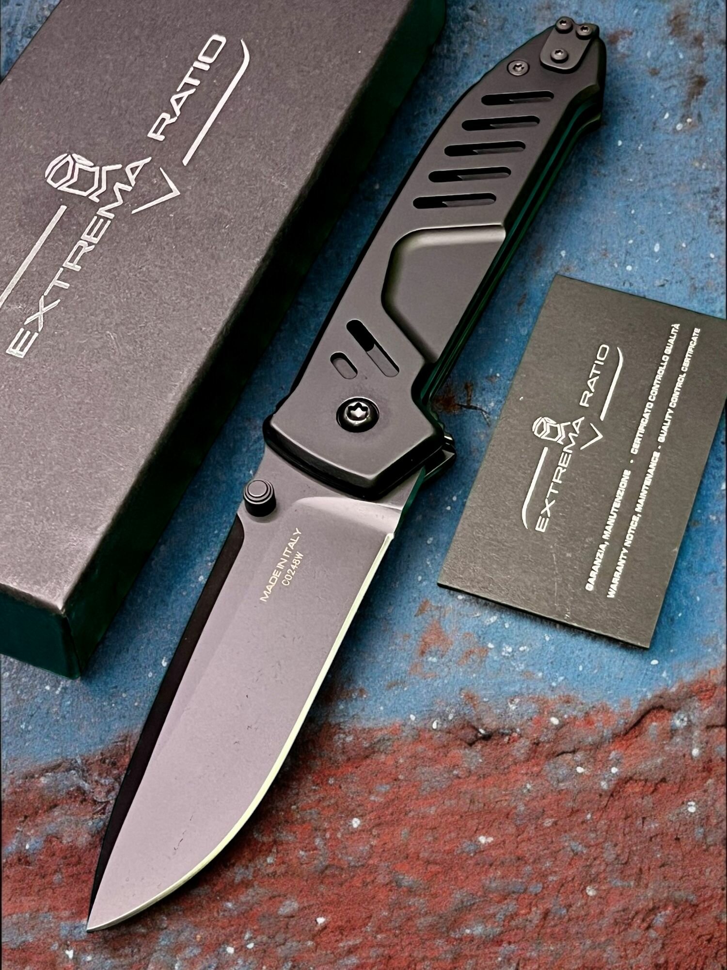 Нож складной Extrema Ratio EX0232BLKBLK MF1 EVO D, Black Blade