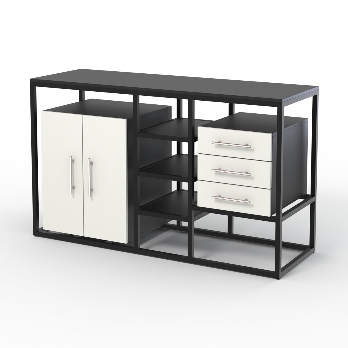 Станция официанта №21, Черный и Белый. Производитель товара - компания Westcom.