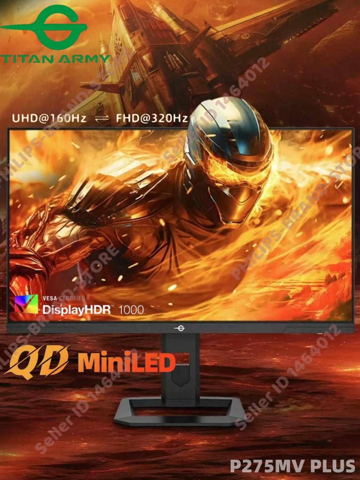 Titan Army 27" Монитор P275MV Plus, черный