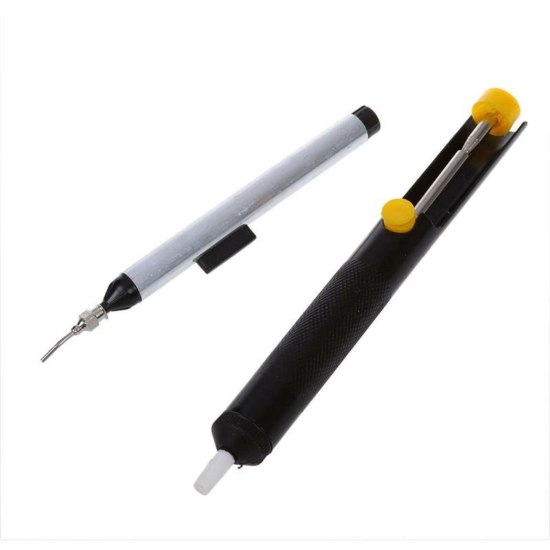 Ручка-насос + Сварочный инструмент Насос для отпайки Вакуумный отсос Алюминиевый тефлоновый наконечник