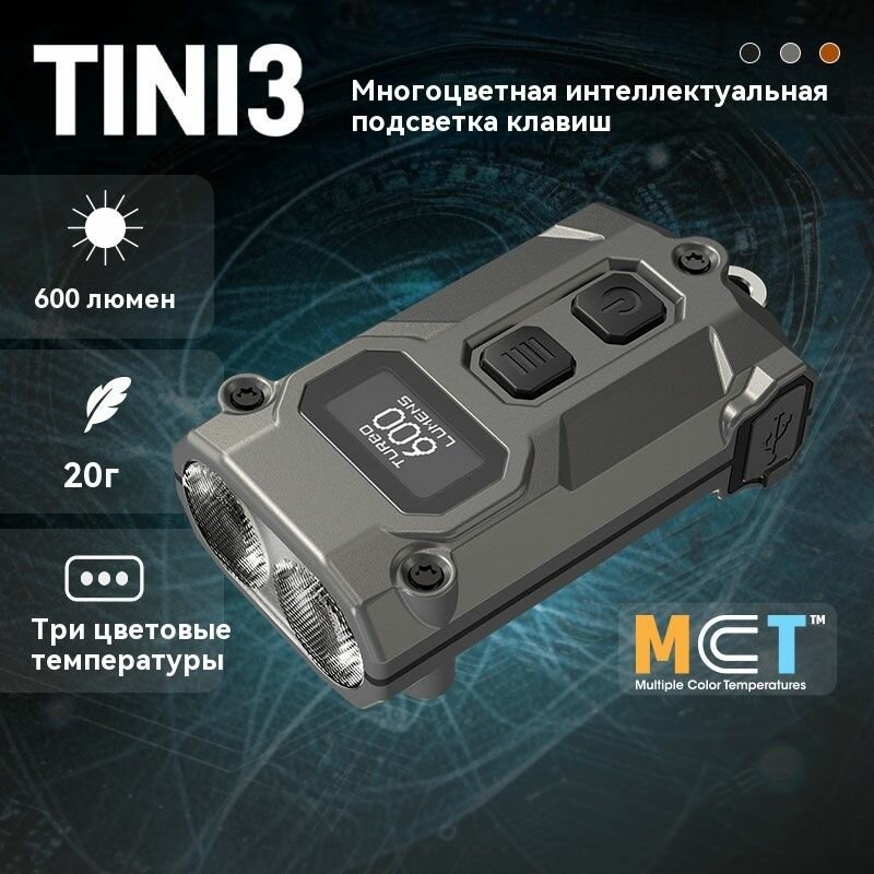 Фонарь-брелок NITECORE TINI3