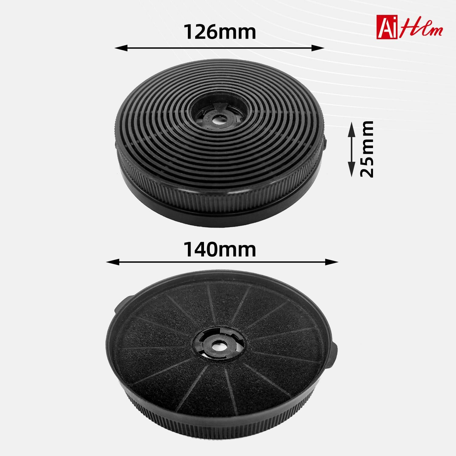 Угольный фильтр для вытяжки, Krona тип TN (2 шт.)