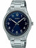 Наручные часы CASIO Collection, серебряный, синий, серый