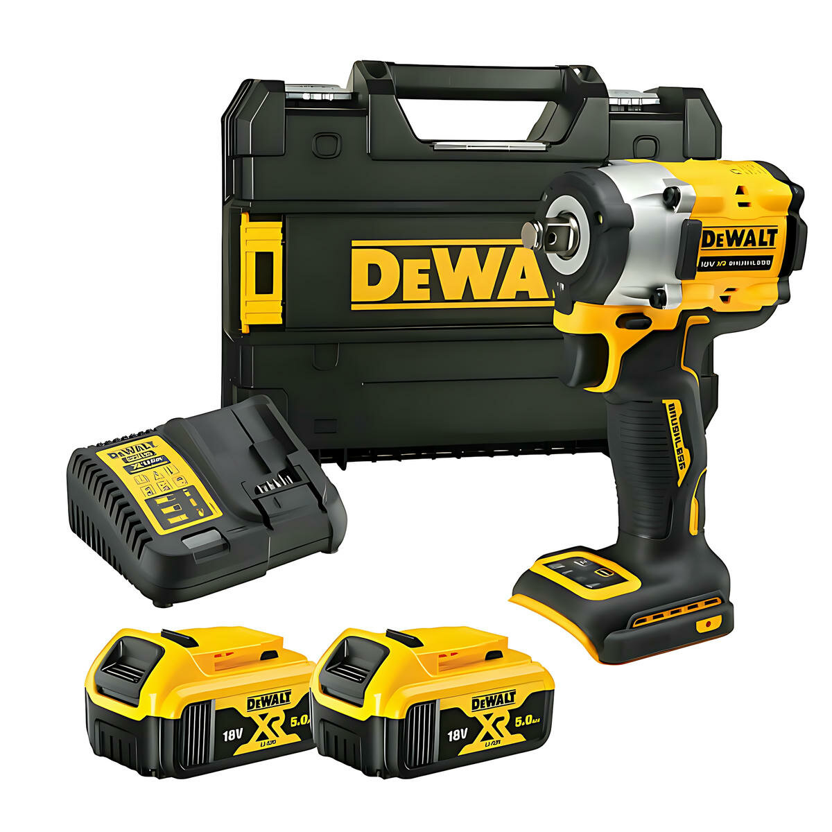 Гайковерт аккумуляторный ударный DEWALT DCF921P2T