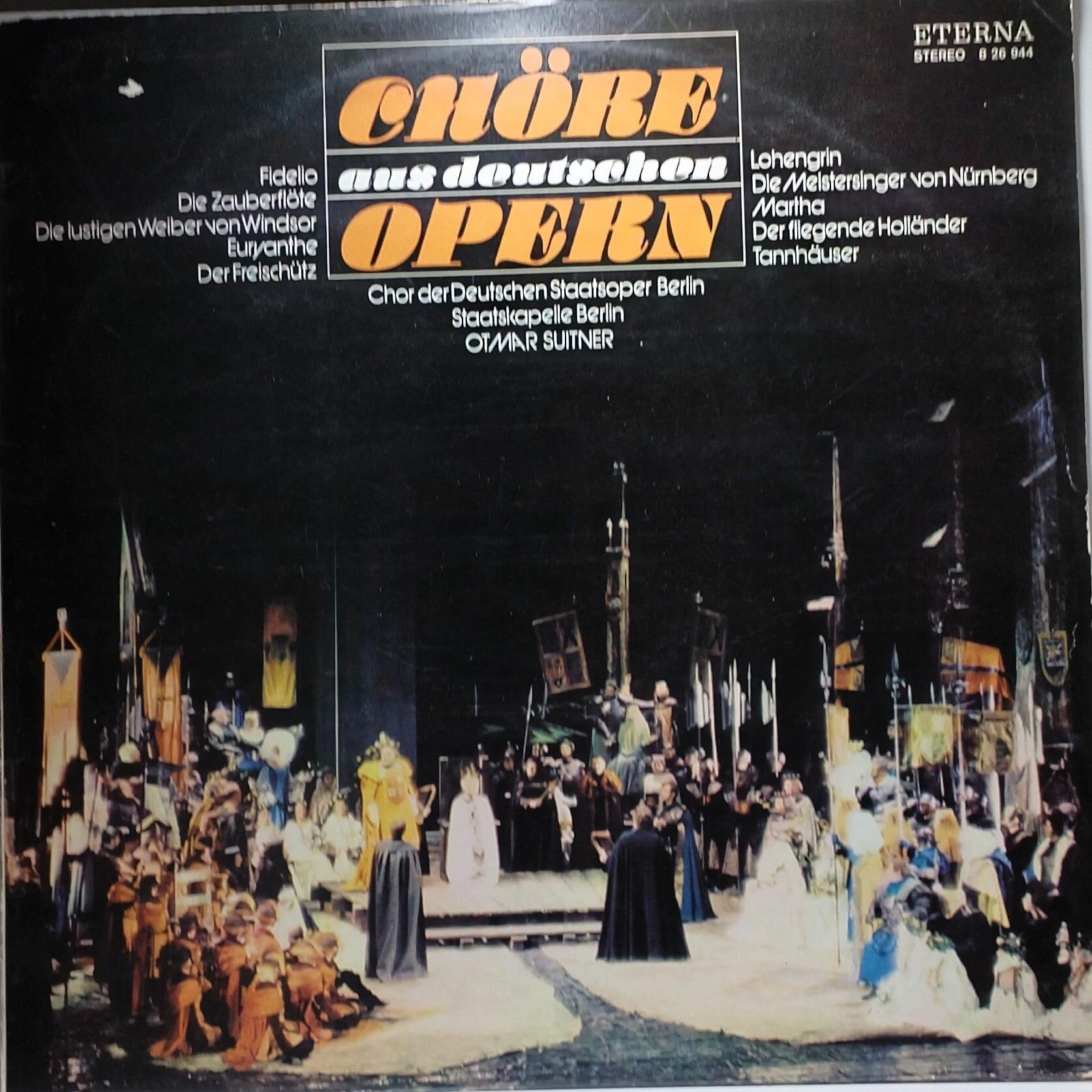 Otmar Suitner - Chore Aus Deutschen Opern (1LP ETERNA, ГДР 1978, NM/NM)