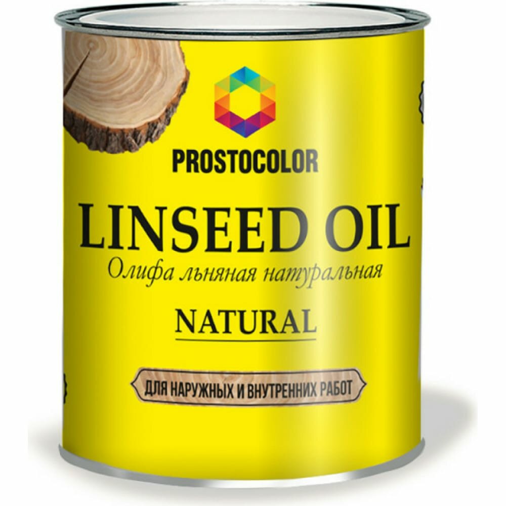 Льняная натуральная олифа простоколор 95722