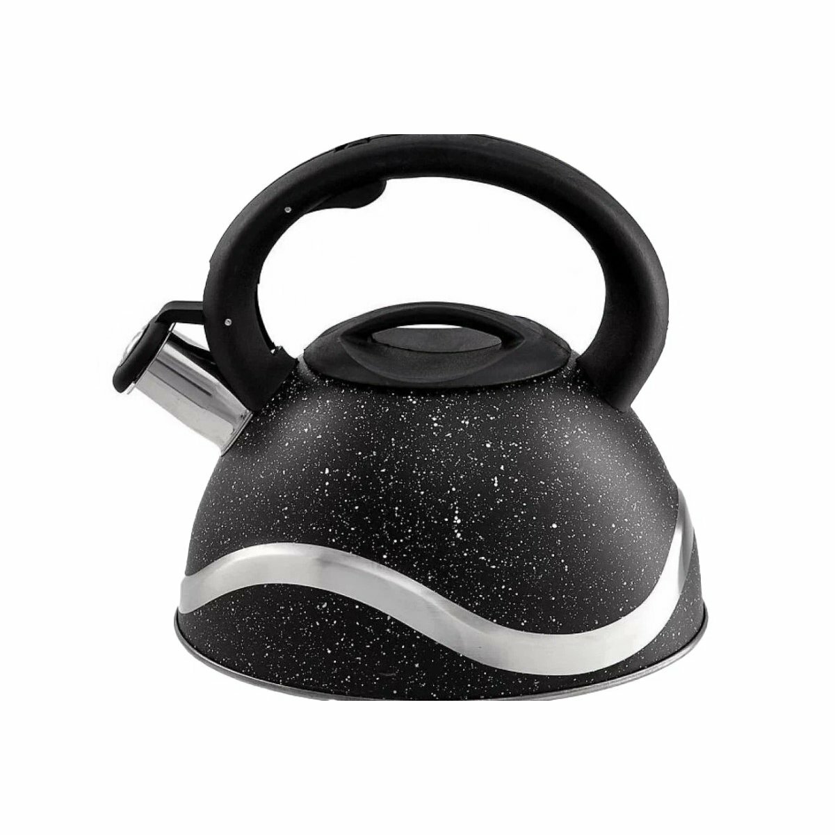 Чайник для плиты нерж со свистком BE-0574 3л