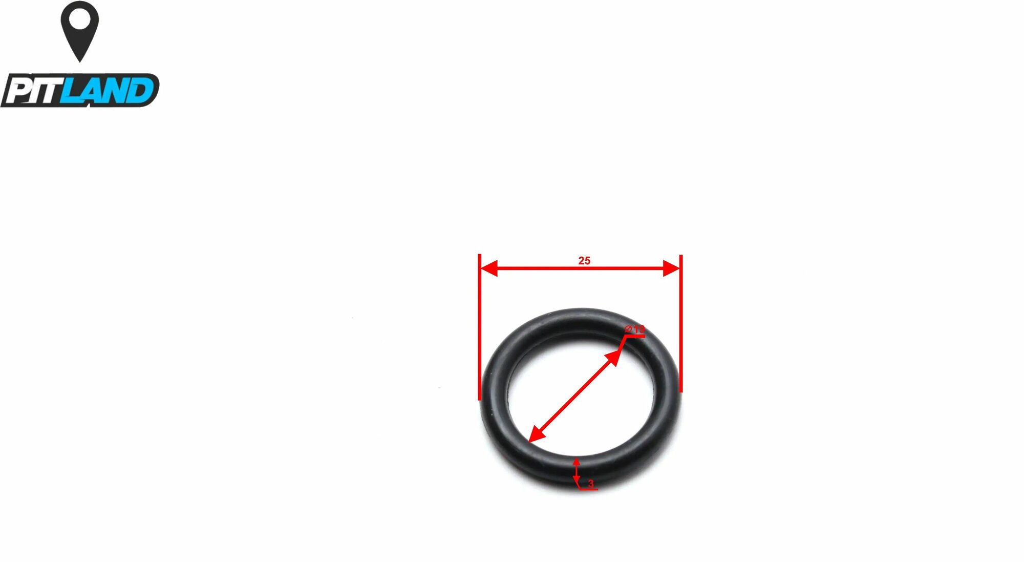Кольцо уплотнительное O-RING 27,4х2.65 174MN-3 (CBS300) ZS на мотоцикл, питбайк, эндуро.