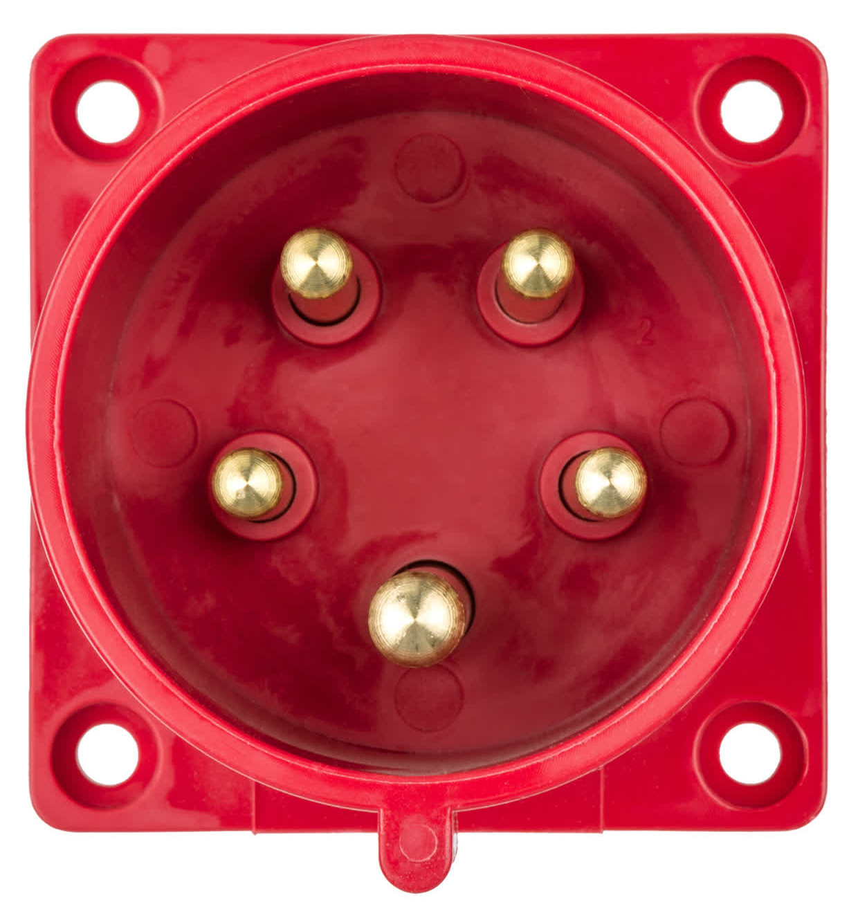 Вилка силовая кабельная TDM Electric / ТДМ Электрик 625 скрытая из пластика, 3Р+РЕ+N, 32А 380В, IP44, SQ0607-0006 / электрика