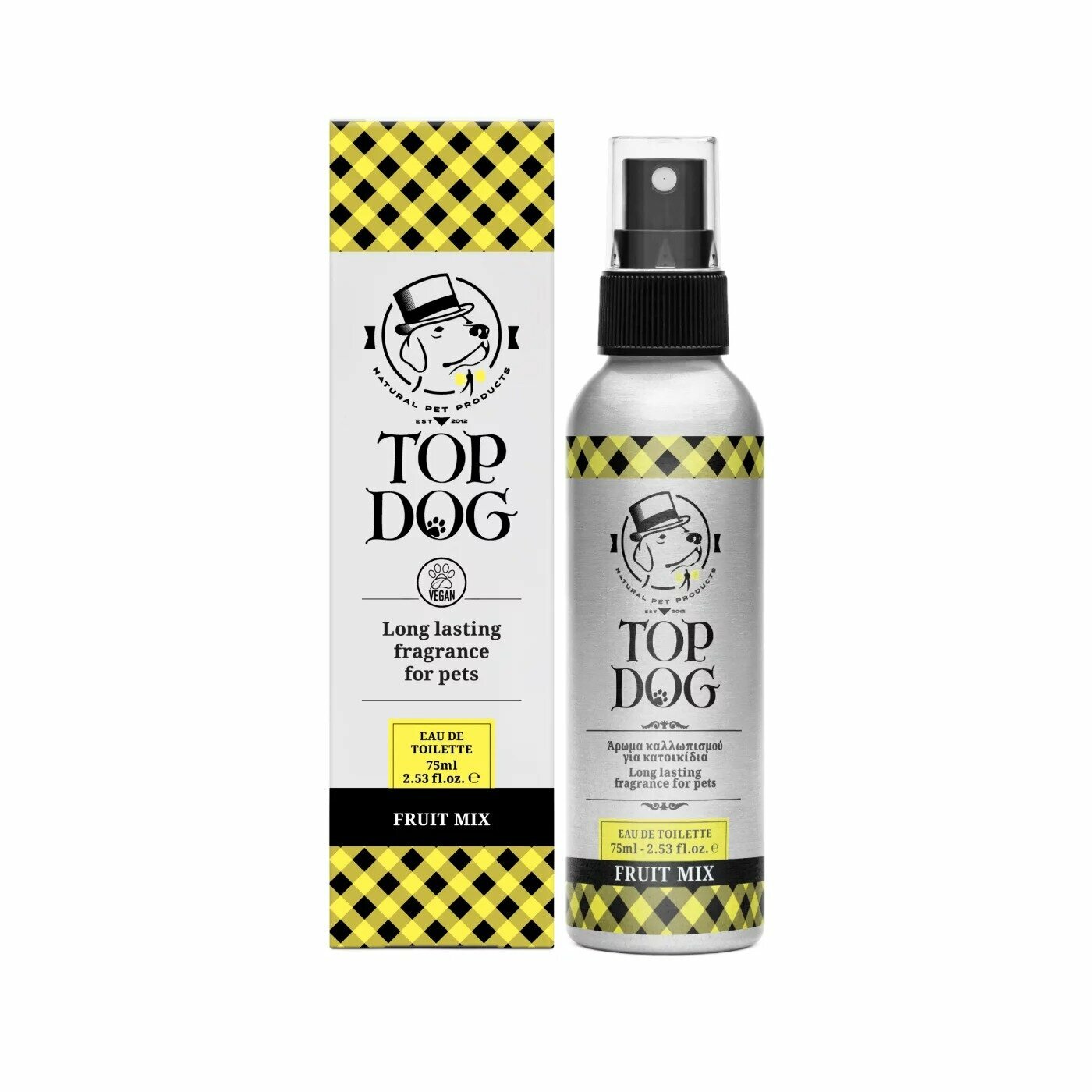 Духи для собак TopDog Fruit Mix Pet Lotion Fragrance, увлажняющие, 75 мл
