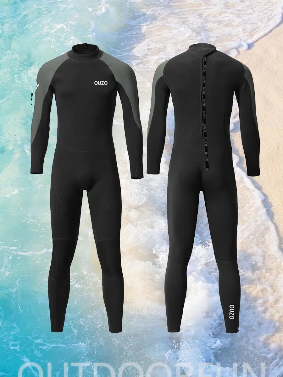 Мужской водолазный костюм из неопрена толщиной 3 мм