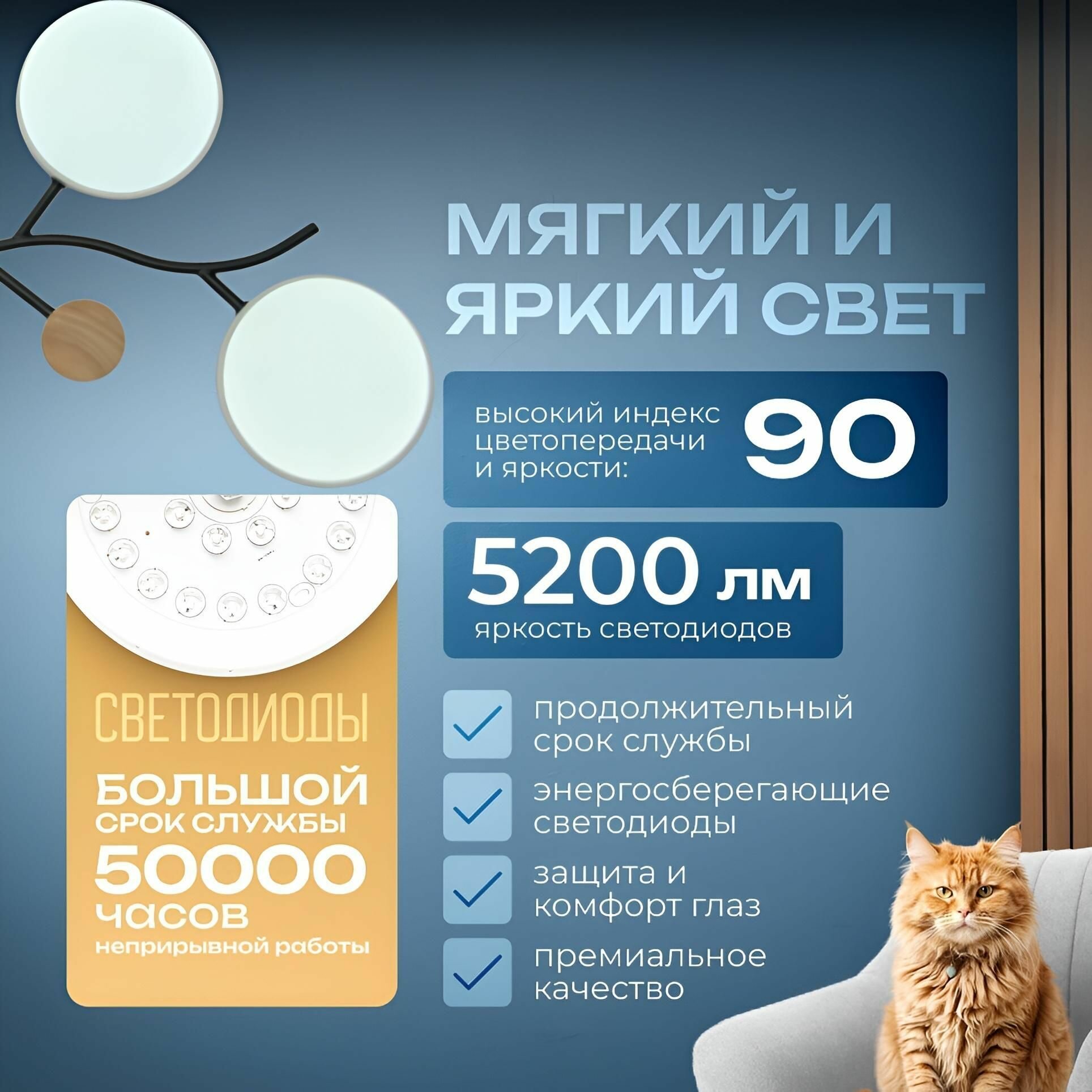 Люстра потолочная — фото 1