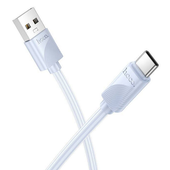Кабель USB-Cm/Am Hoco X114 Blue 3А - 1м голубой