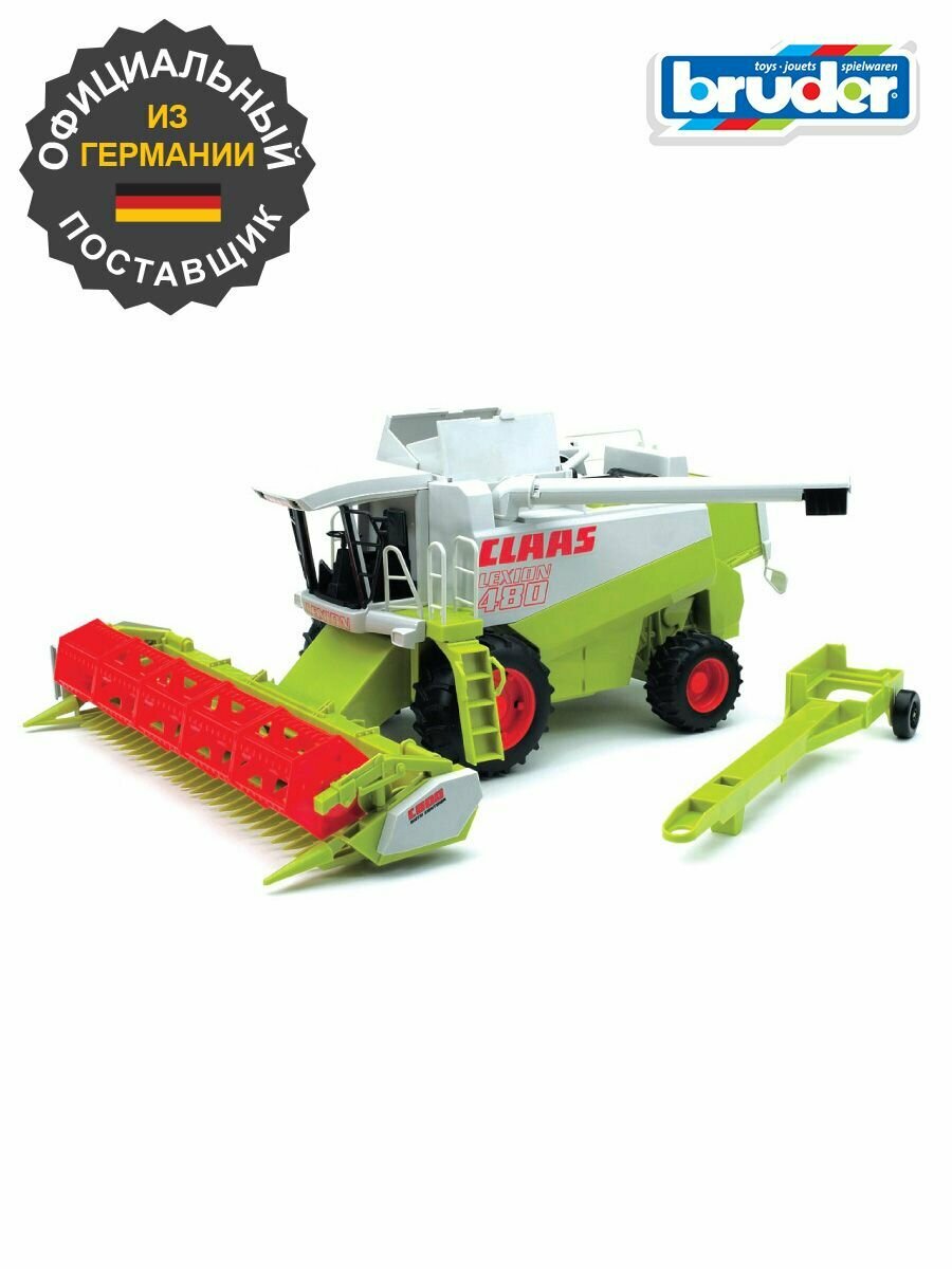 Машинка Bruder Комбайн Claas Lexion 480 , Брудер, 02-120 -lj