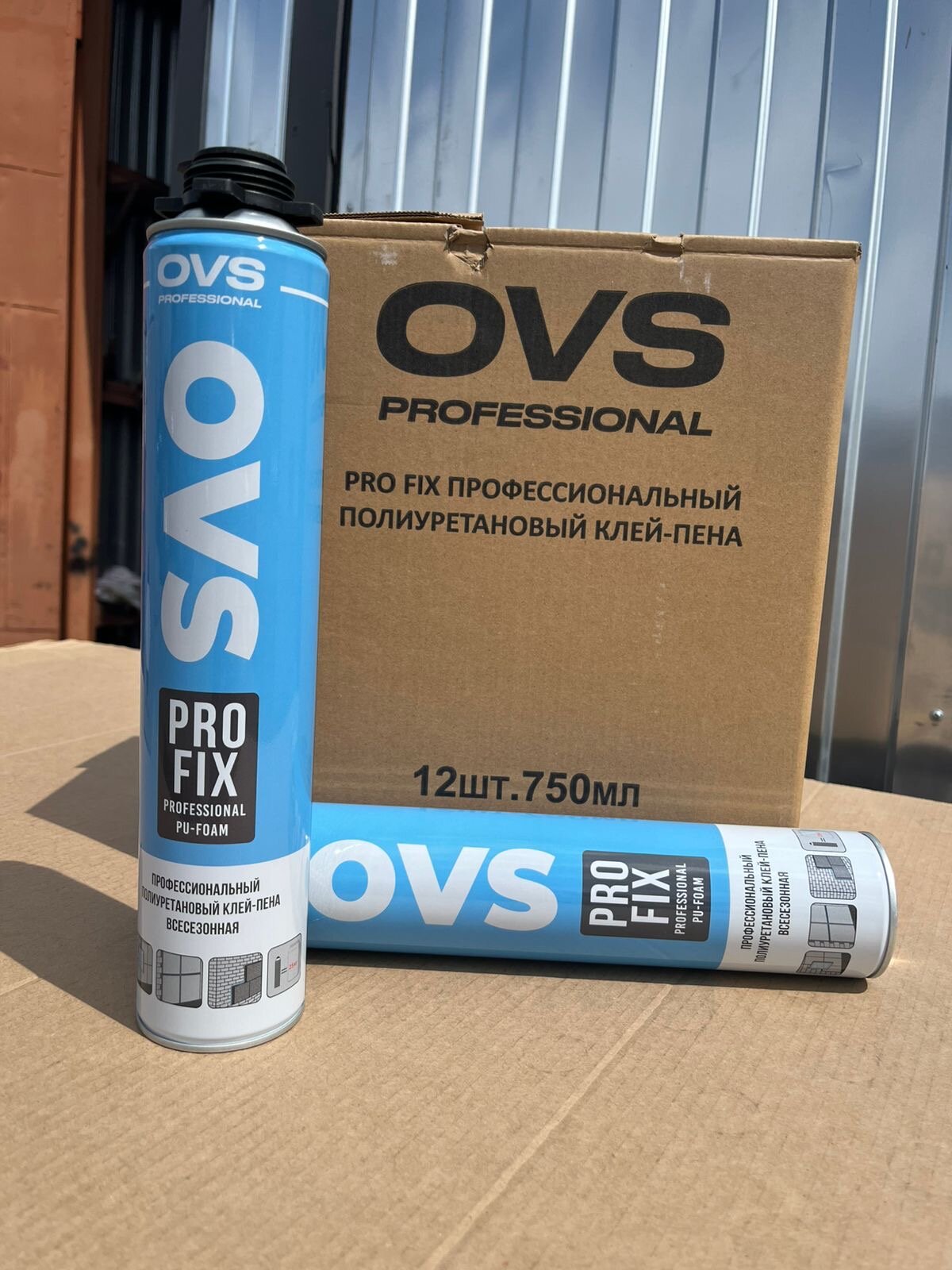 OVS Professional ПУ профессиональный монтажный клей-пена 750 мл