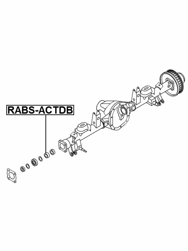 Кольцо abs SSANG YONG RABS-ACTDB FEBEST.