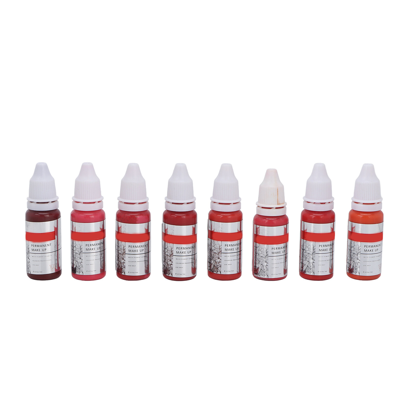 8 шт. пигментных красок для татуажа, полуперманентного микроблейдинга губ, цвет для практики на коже 120 мл