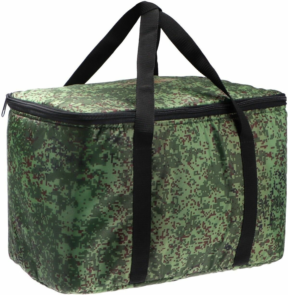 Термосумка складная фольгированная Cartage Т-18, объем 18 литров, размер 35х21х24 см, сохраняет холод и тепло, цвет камуфляж пиксель