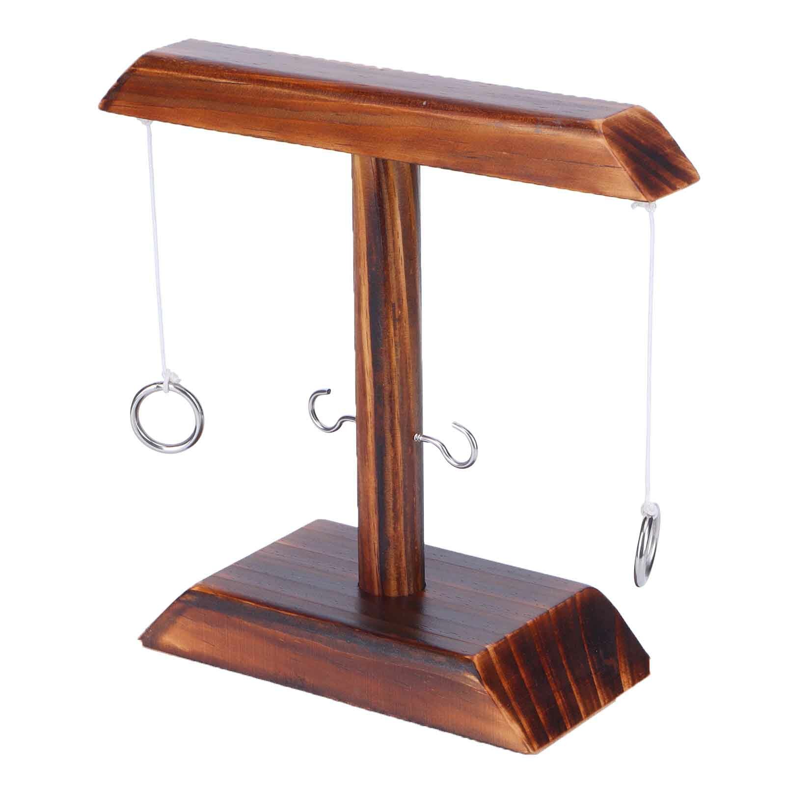 Набор для игры в бросок деревянная игра с крюком игрушка интерактивные игры для дома бара вечеринки черный2