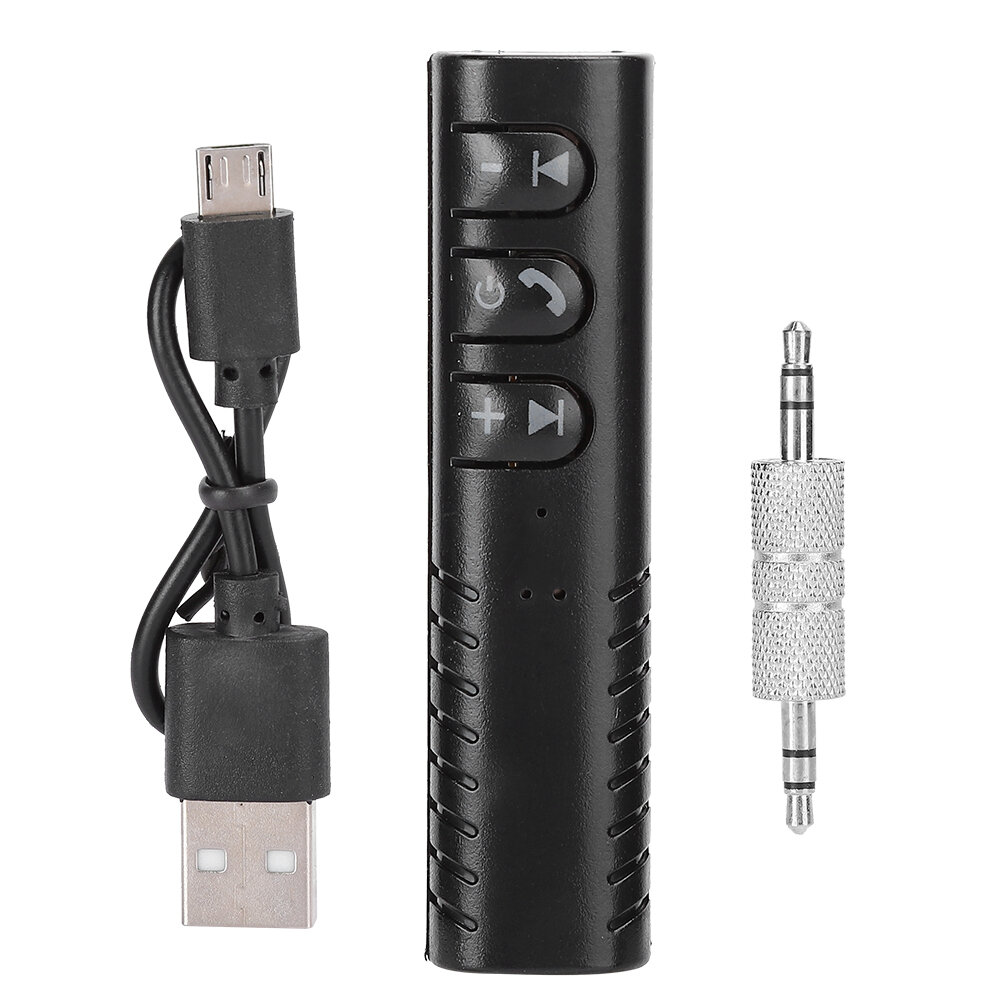 Портативный автомобильный держатель для ошейника, Bluetooth 3.5 AUX, аудиоресивер 4.2 с функцией громкой связи, запись видео высокой четкости