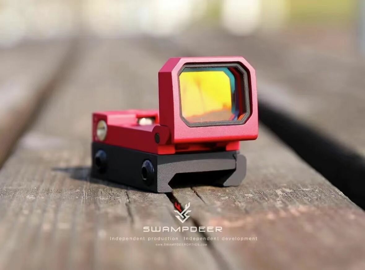 Складной мини телескоп с красной точкой swamp s2