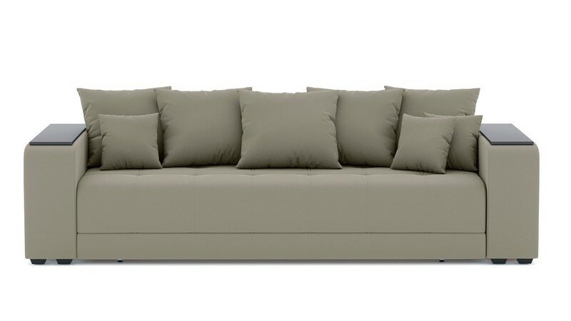 Прямой диван "Дубай" механизм еврокнижка, в ткани велюр зара лайт 04