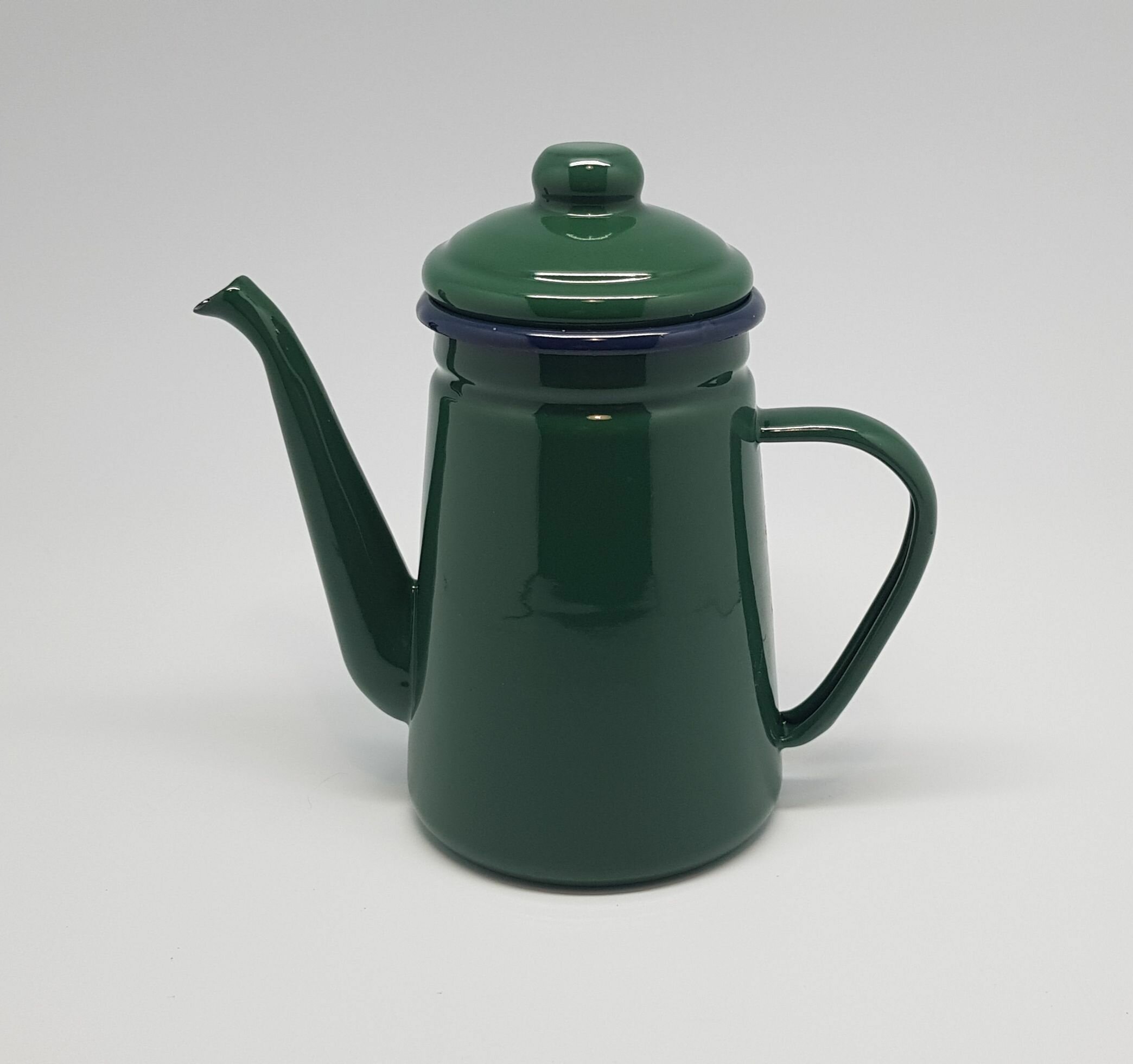 Чайник-кофейник N907, с крышкой, эмалированное покрытие, 1,1 л**