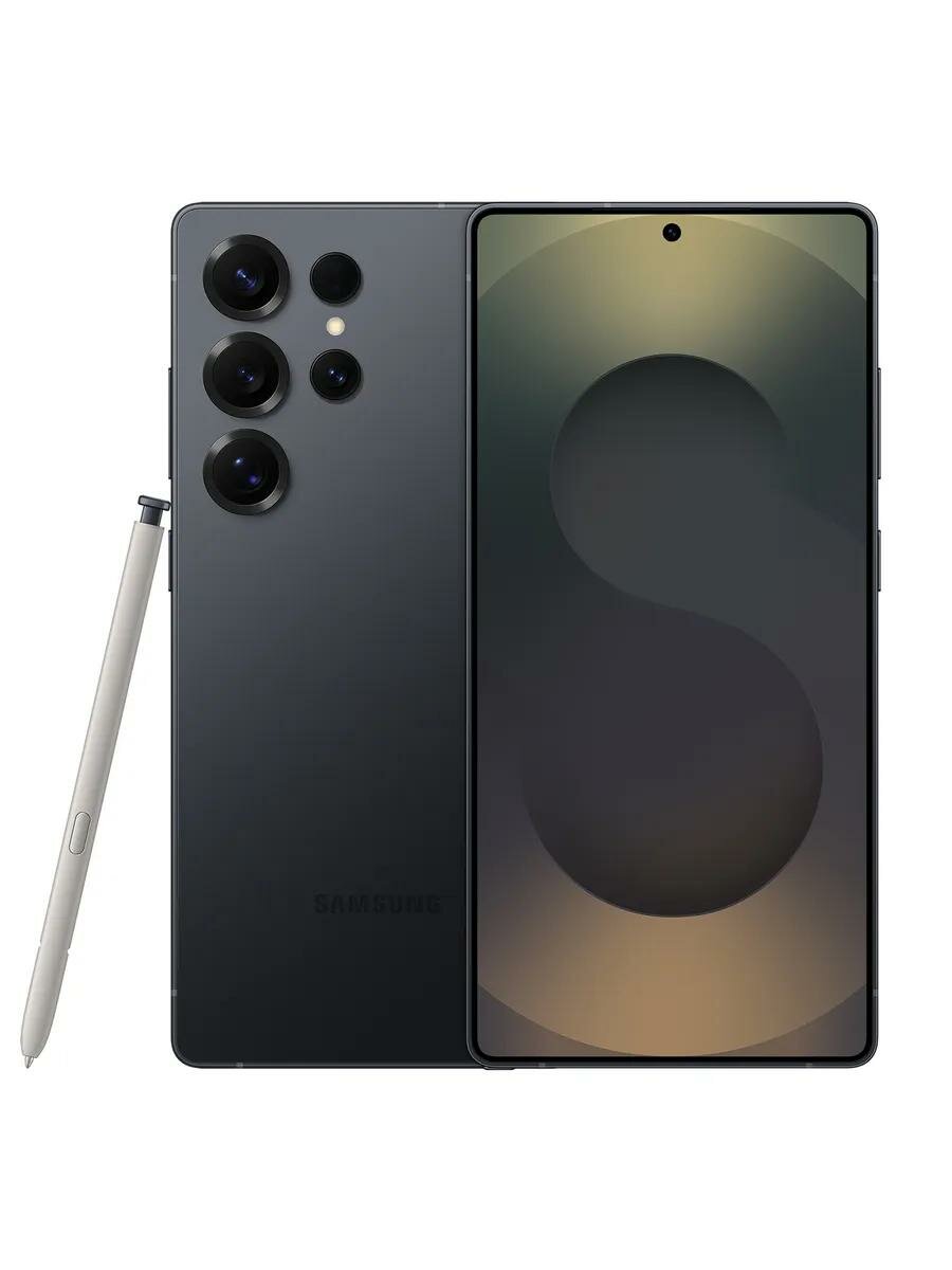 Смартфон Samsung Galaxy S25 Ultra 12/256Gb, SM-S938B/DS, Dual: nano SIM + eSIM, Titanium Jetblack (черный)