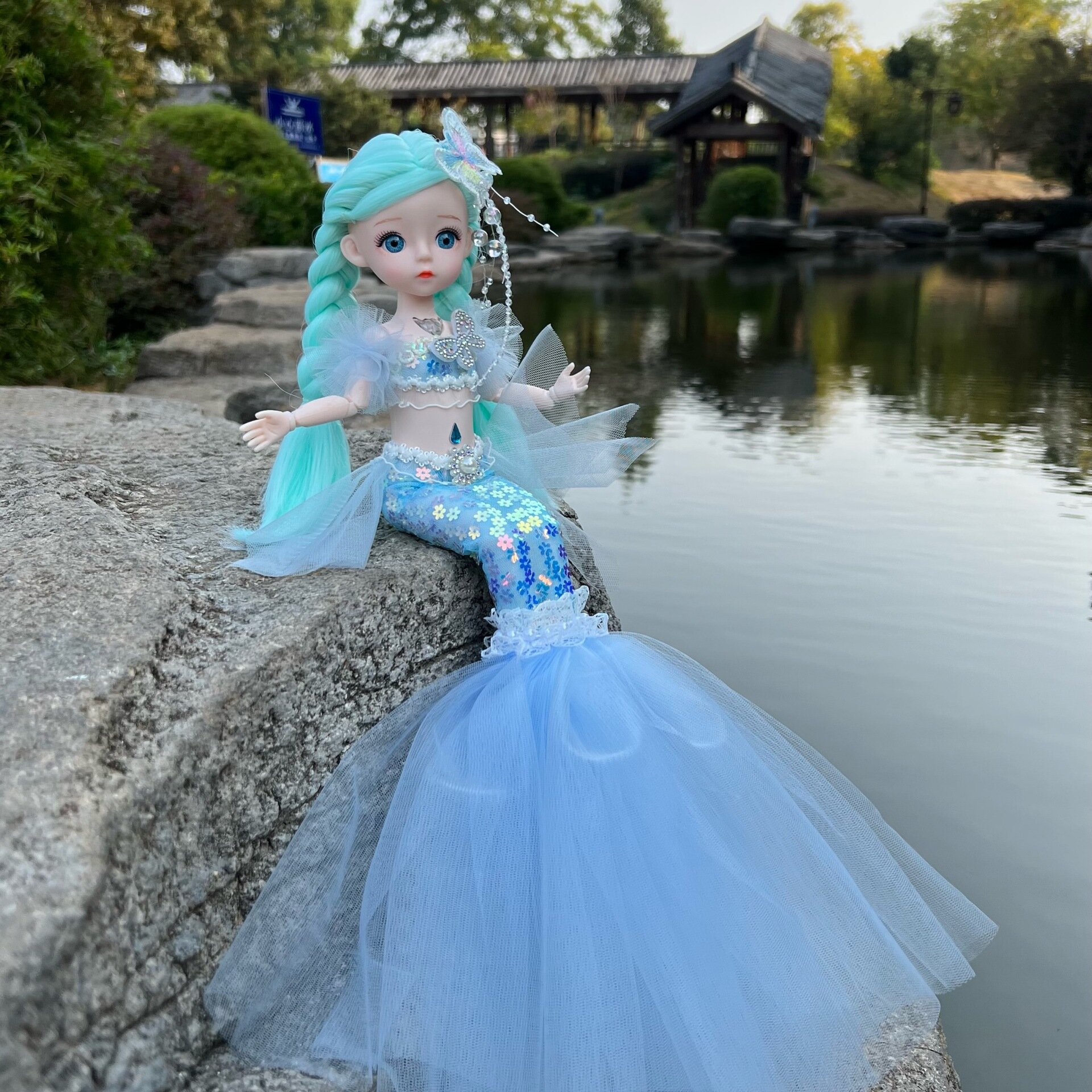 Кукла-Русалка Ариэль игрушка для девочек Детская кукла принцессы Свадебное платье кукла семейный подарок на день