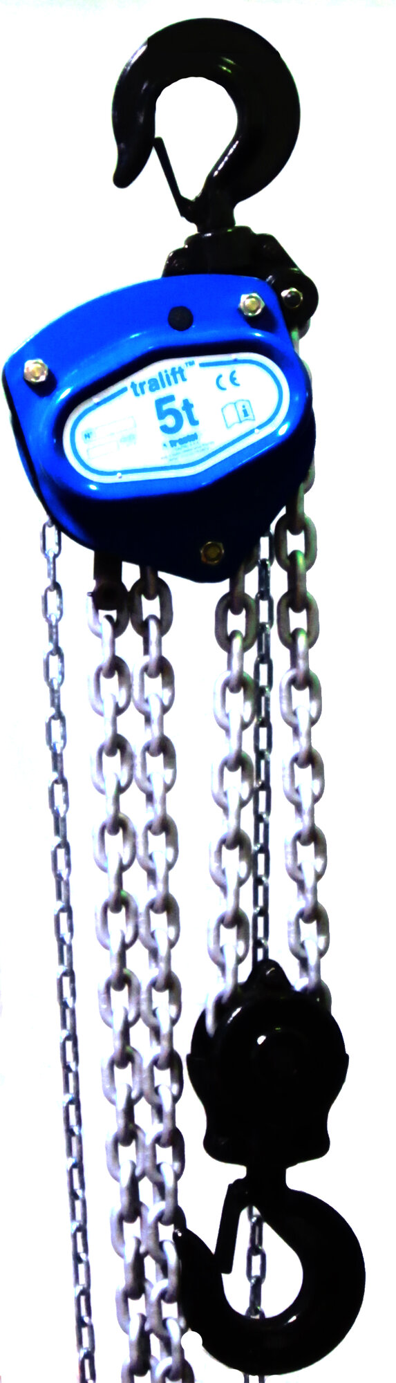 Таль ручная цепная TRALIFT™ 5Т 2F 3M HJC aesthetic design, грузоподъёмность 5 тонн, высота подъёма 3 м