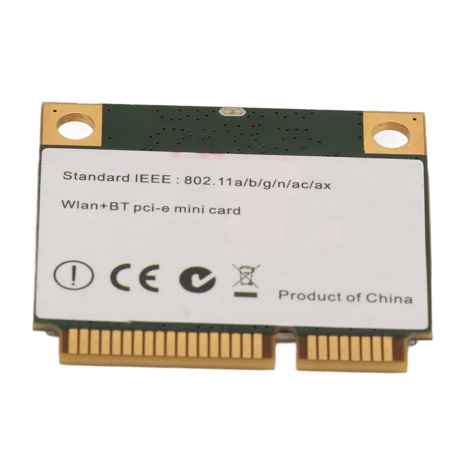 AX1800H Карта Wi-Fi 6 2.4GHz 5GHz Двухполосная Bluetooth 5.2 Интерфейс Mini PCIE Адаптер Wi-Fi для Windows 10 11 для Linux Скорость 2.4G/574Mbps+5G/1200Mbps