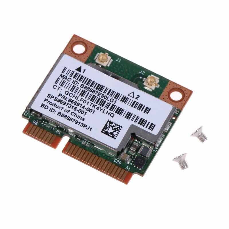 Беспроводной модем, BCM943228 Сетевая карта HP Bluetooth версии miniPCIE