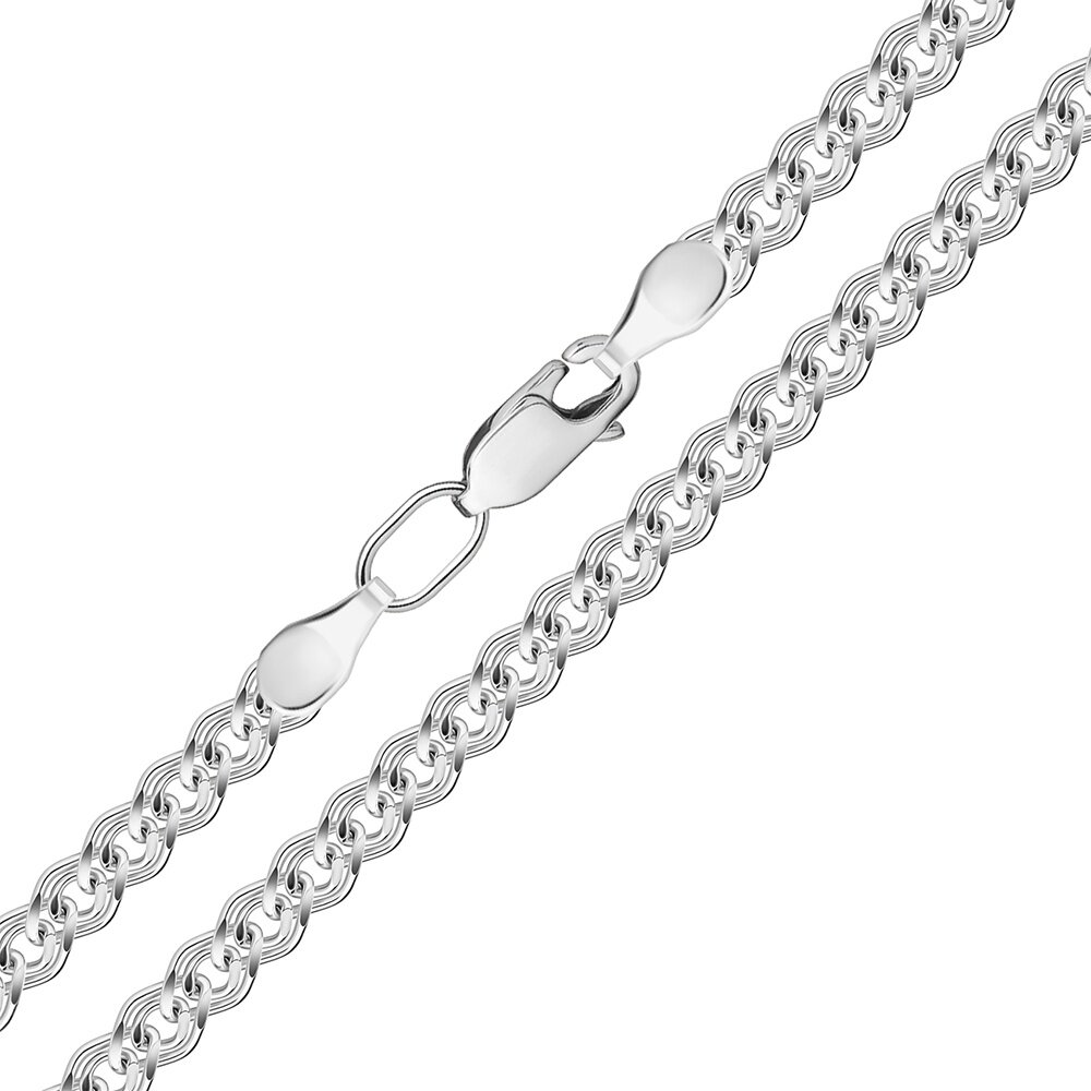 Цепь серебро, 925 проба, родирование